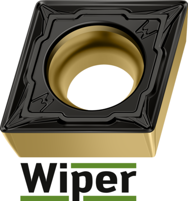 CCMT09T308-PF WSM30S Turning Insert – Positive rhombic 80°