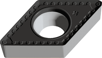DCMT11T304-PM WPP10 Turning Insert – Positive rhombic 55°